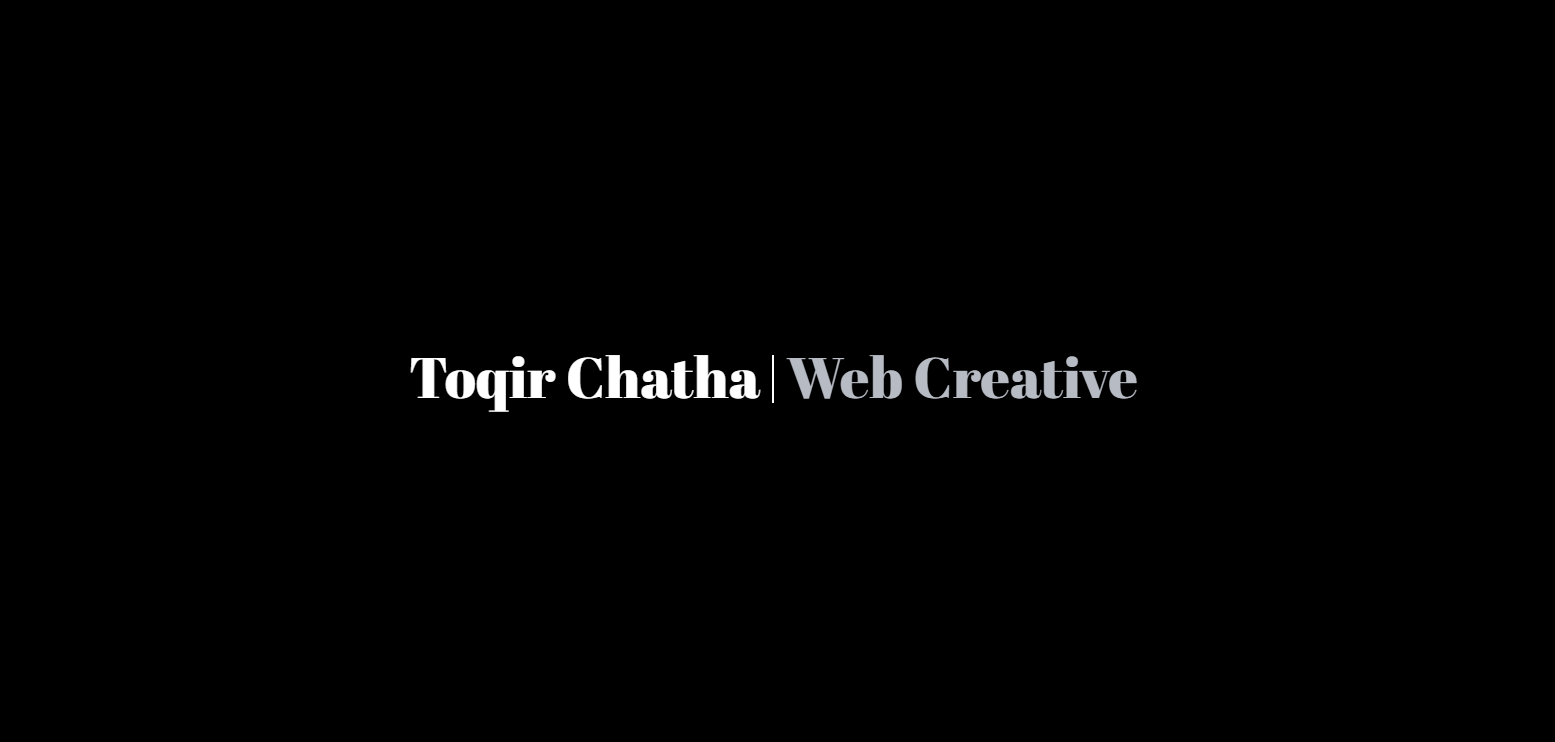 Toqir Chatha | Web Creative